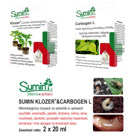 Sumin Klozer&Carbogen L 2x20ml - Ogrodniczy sklep internetowy WIK-TOR